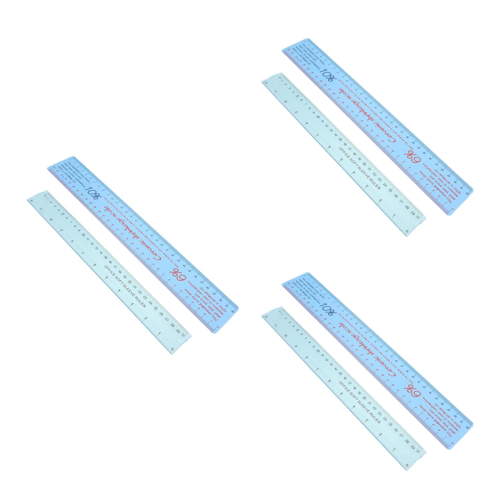 WRITWAA Ceramic Shrinkage Ruler Set, 6 Pieces, Precise Measurement ...