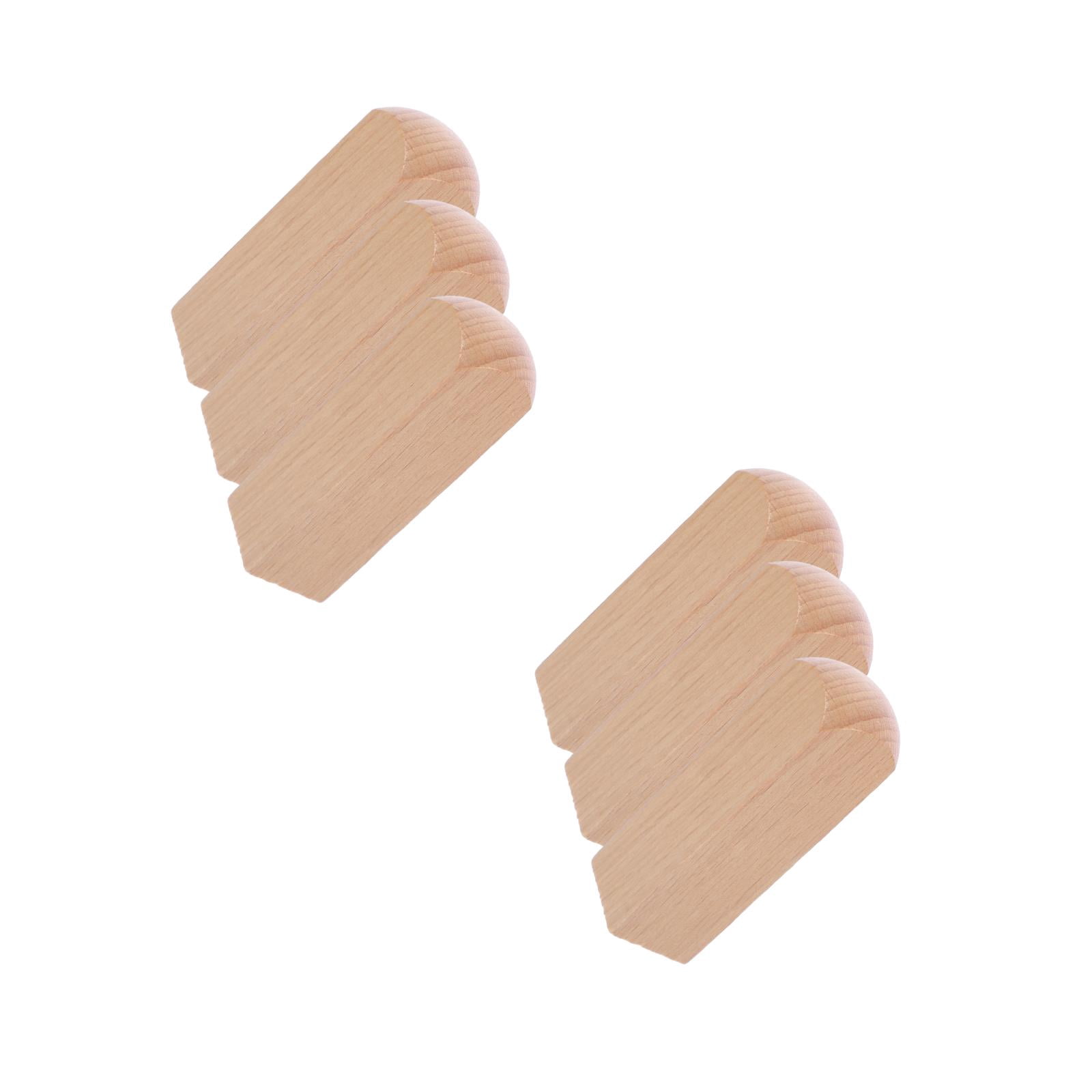 Masteelf 6 pcs DIY Seal Wooden Blocks Whittling Blocks Craft Unfinished ...