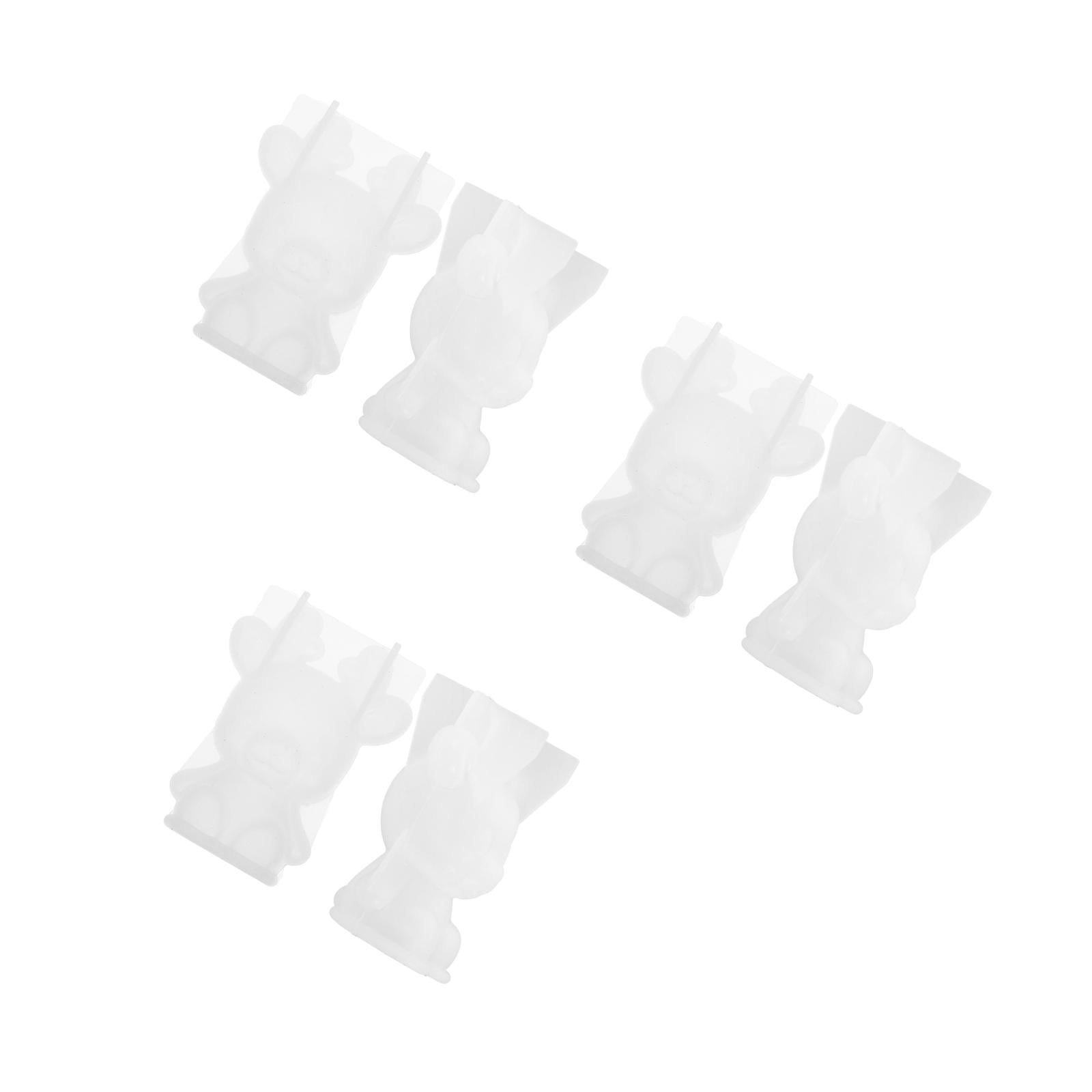 Masteelf 6 pcs Deer Silicone Mold Deer Figurine Making Mold Resin ...