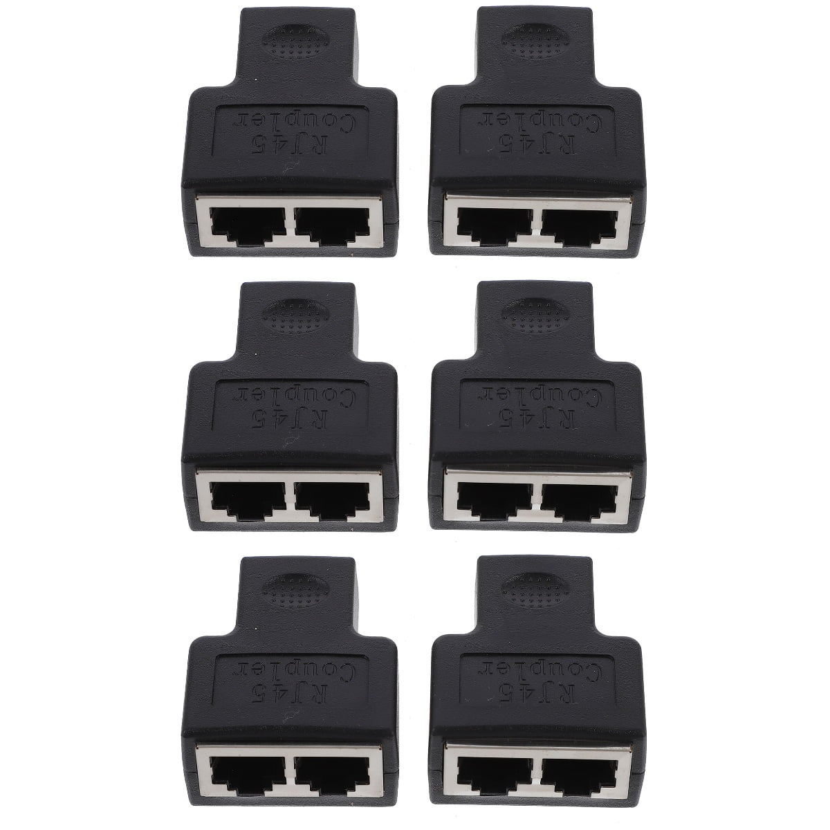 Masteelf 6 pcs Ethernet Splitter Cable Adapter Ethernet Cable Splitter ...