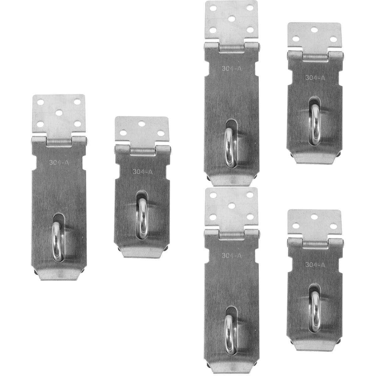 Masteelf 6 pcs Hasp Latch Lock Door Hasp Lock Door Clasp Hasp Lock ...