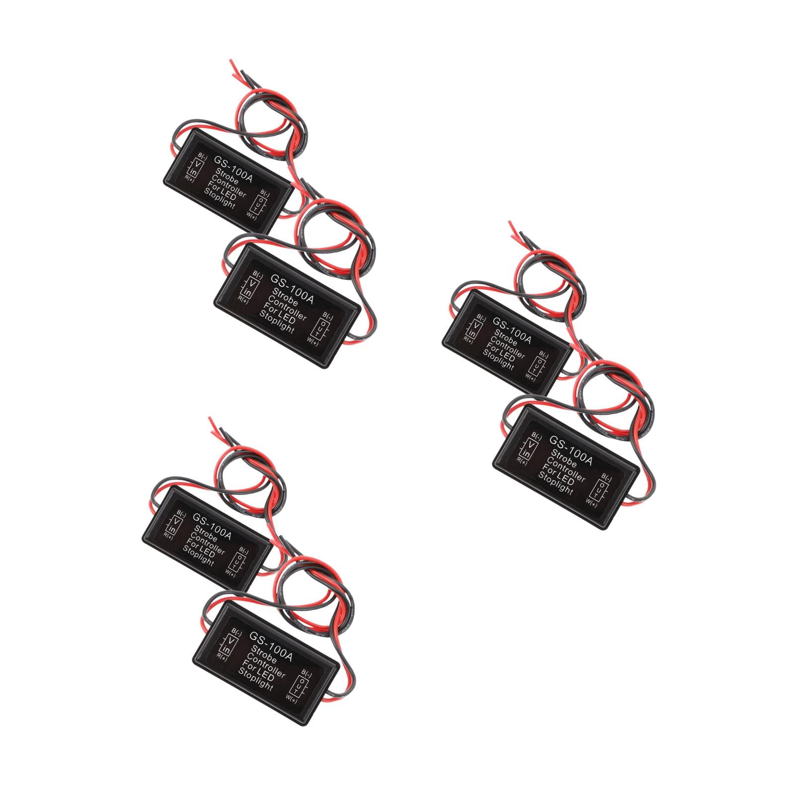 Masteelf 6 pcs Led Stop Light Flasher Module Car Tail Light Strobe Controller Tail Light Flasher ...
