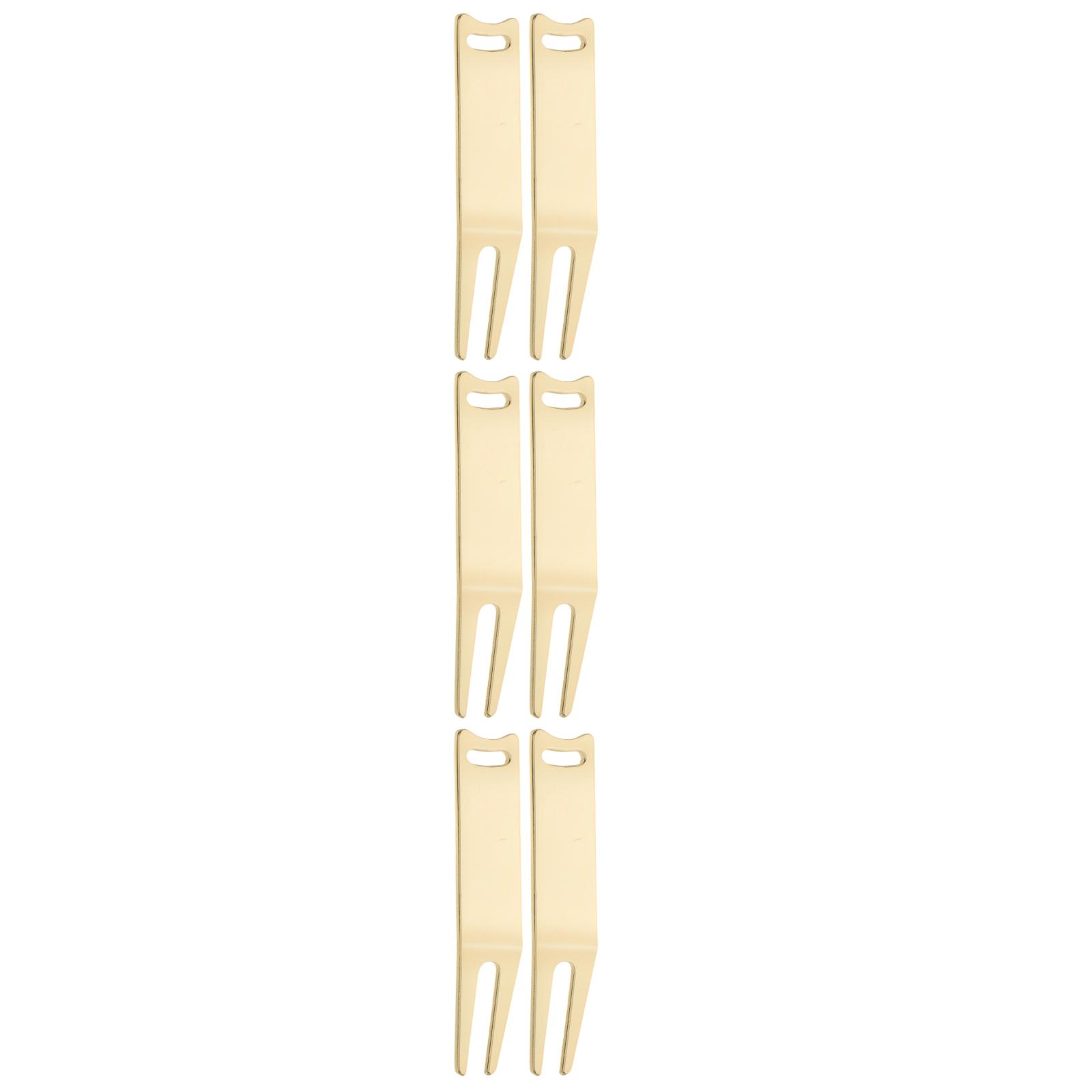 Masteelf 6 pcs Metal Golf Divot Repair Tool Golf Ball Fork Golf Divot ...