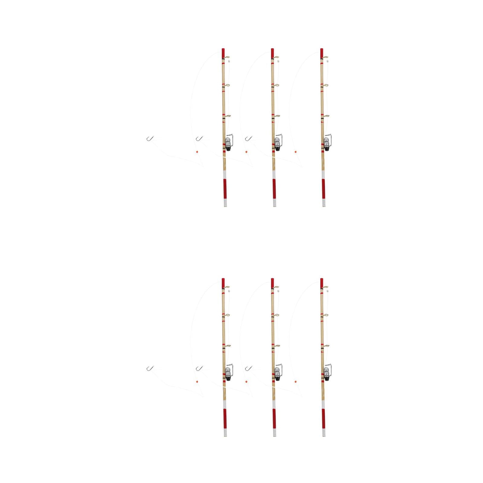 Masteelf 6 pcs Miniature Fishing Rod Toy Dollhouse Scene Accessories ...