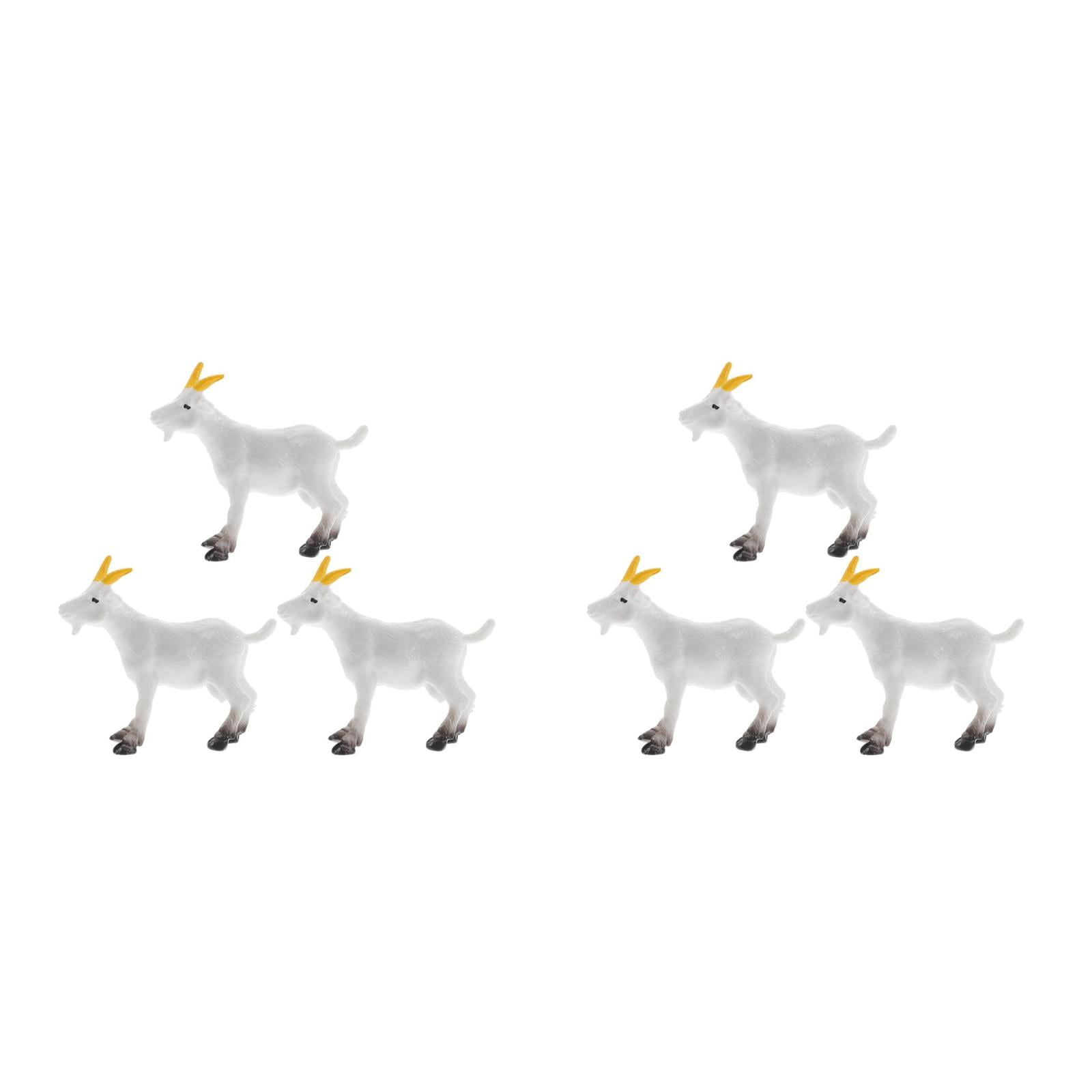 Masteelf 6 pcs Miniature Sheep And Goat Figurines Realistic Farm Animal ...