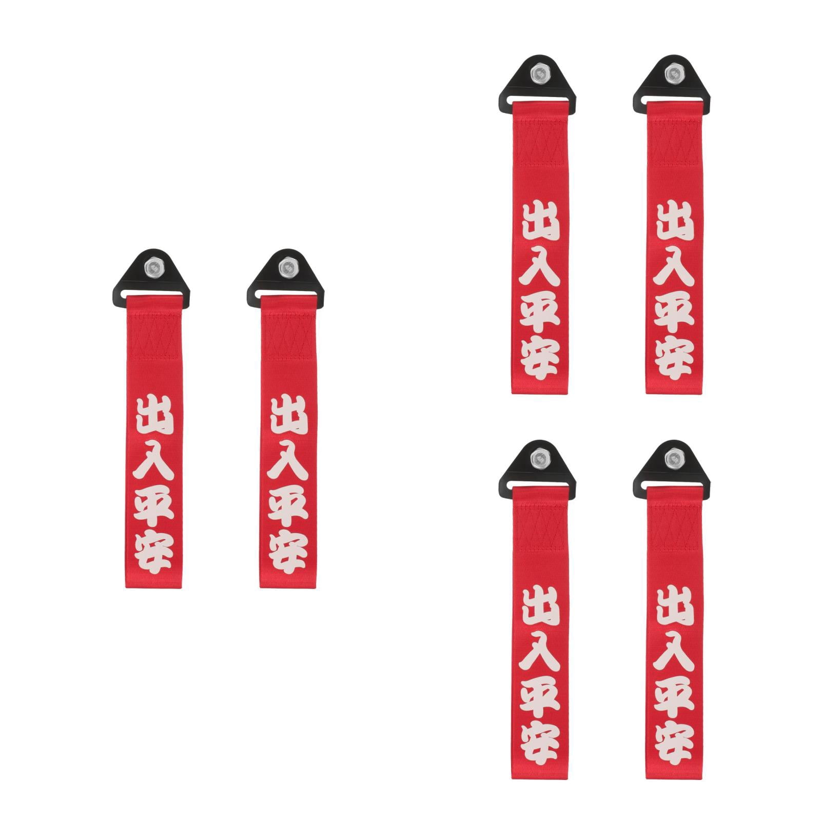 Masteelf 6 pcs Racing Tow Strap Universal Fit For Car Front Or Rear ...