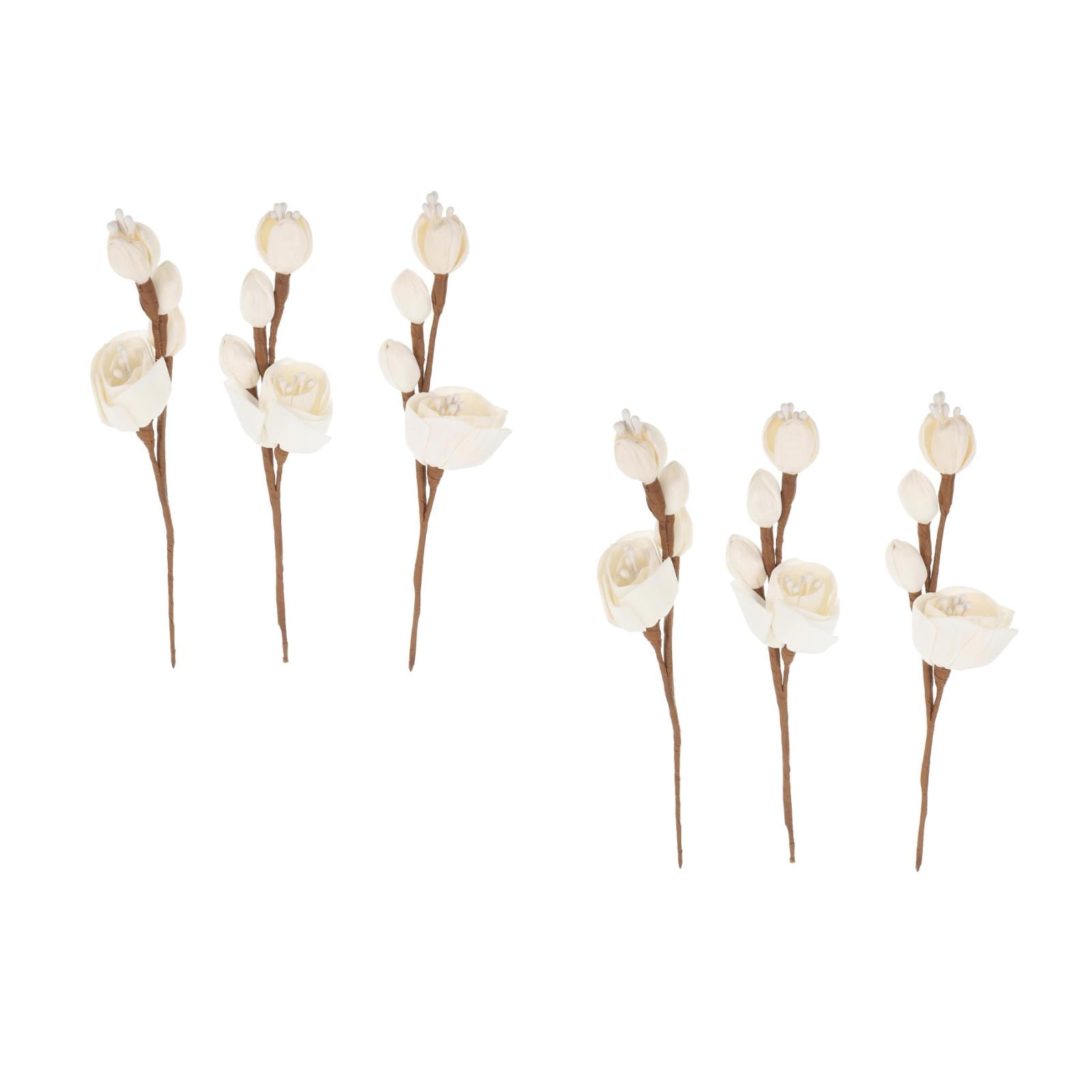 Masteelf 6 pcs Rice Paper Diffuser Sticks Flower Fragrance Diffuser For ...