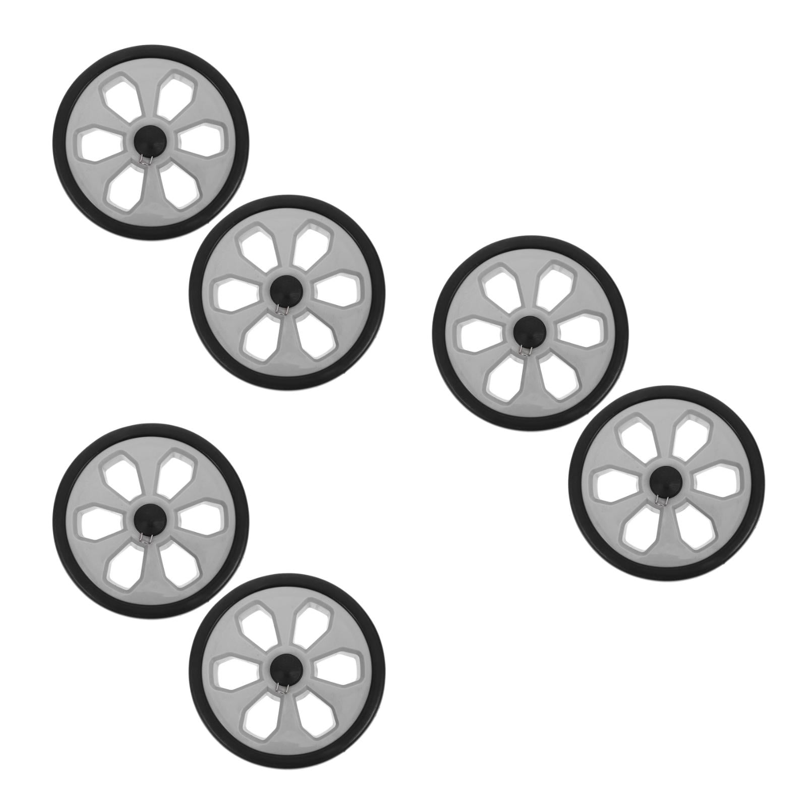 Masteelf 6 pcs Shopping Basket Cart Wheels Furniture Cart Wheels ...