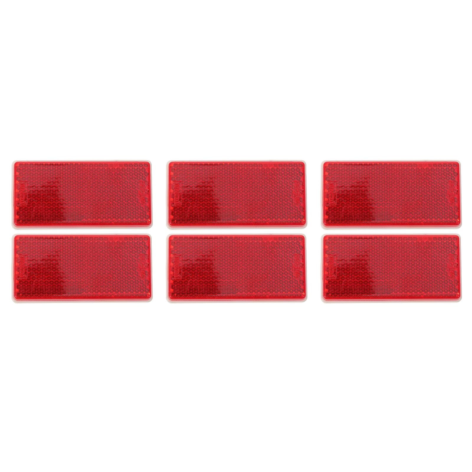 Masteelf 6 pcs Trailer Reflectors For Enhance Nighttime Driving Safety ...