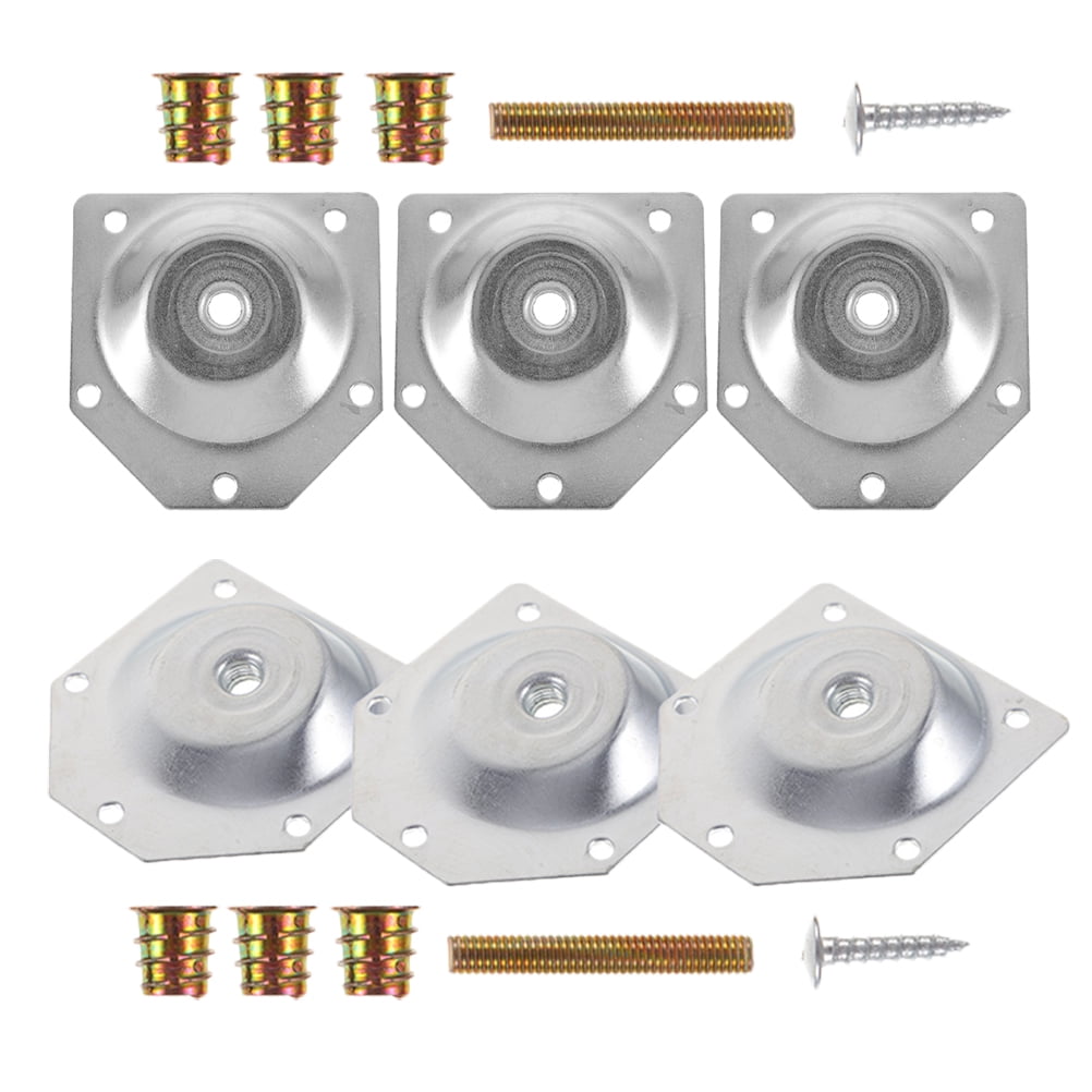 Masteelf 6 sets Telescopic Support Legs And Furniture Flange Feet For ...