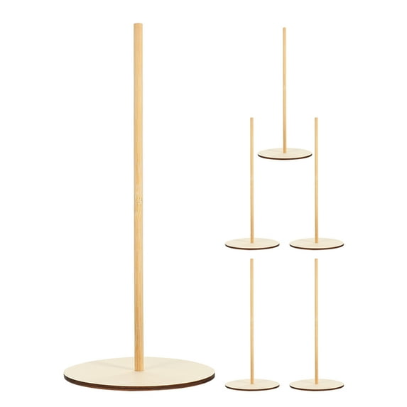 Masteelf 6-Pack Detachable Wooden Donut Display Stands for Parties ...
