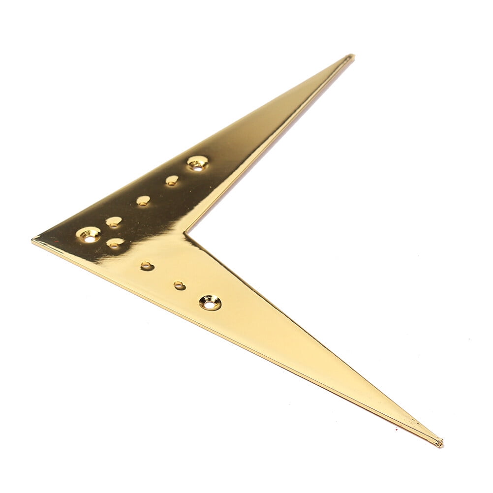 Masteelf 6 -string Metal V-shaped Iron Plate Tailpiece Guitar Bridge ...