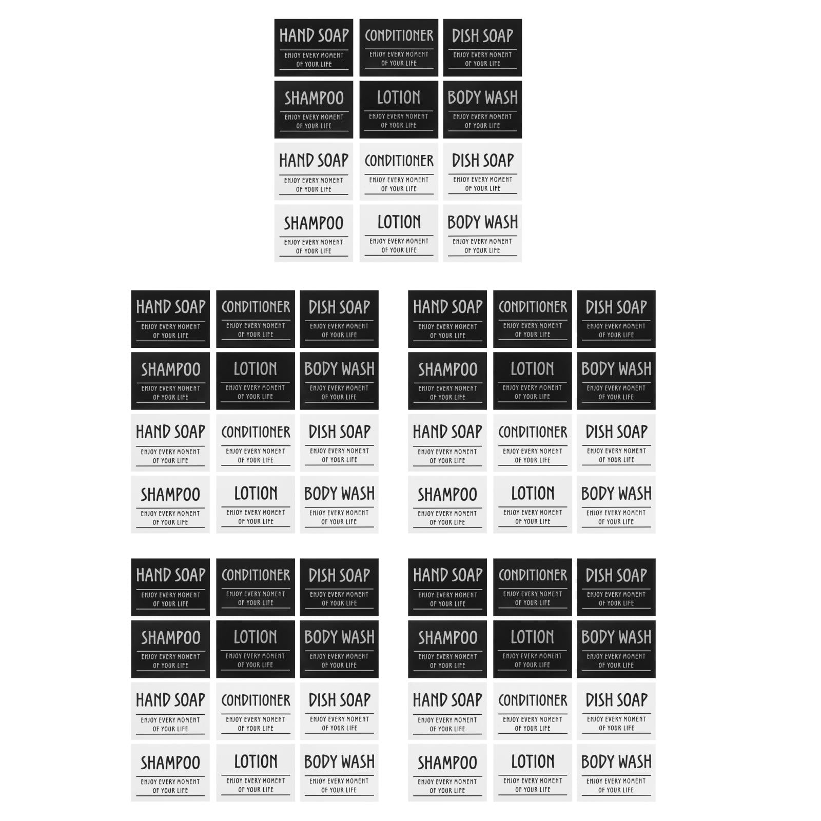 Masteelf 60 PCS Bathroom Labels Organization Labels Waterproof ...