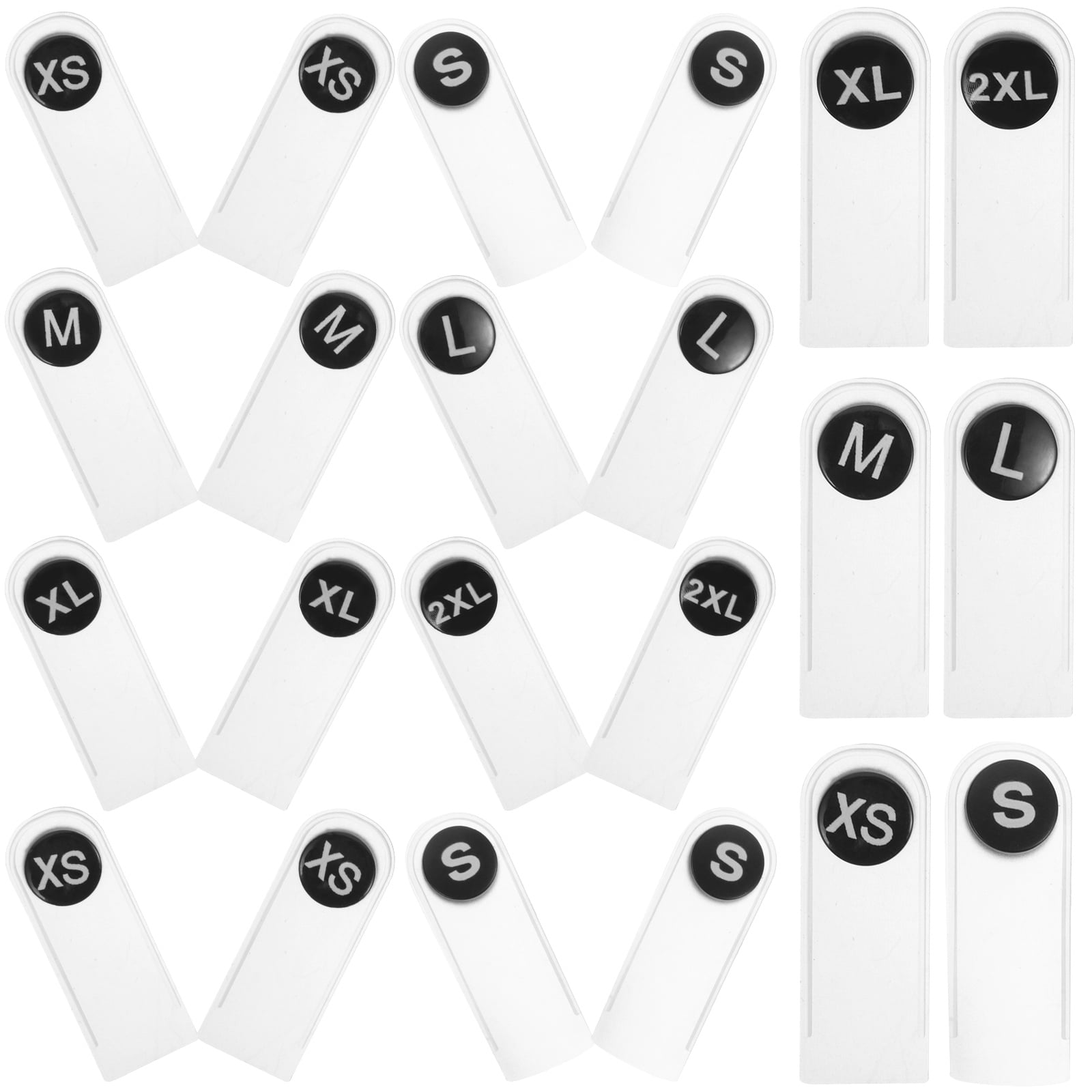Masteelf 60 Pcs Clothing Size Labels Garment Tags Standard Accessories ...