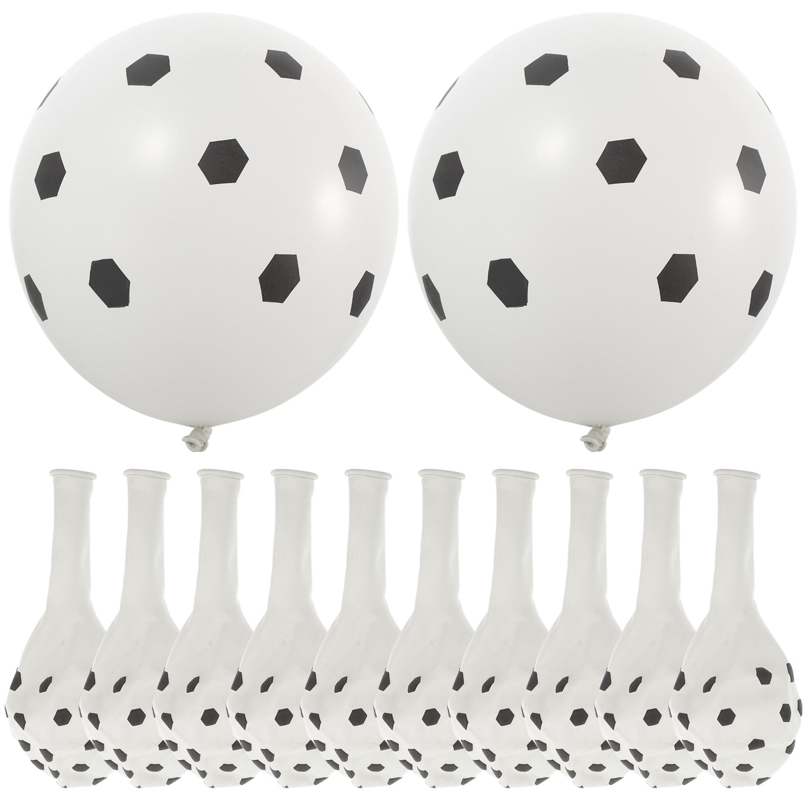 Masteelf 60 Pcs Football Balloons Latex Football Balloon Child 12.00X6 ...