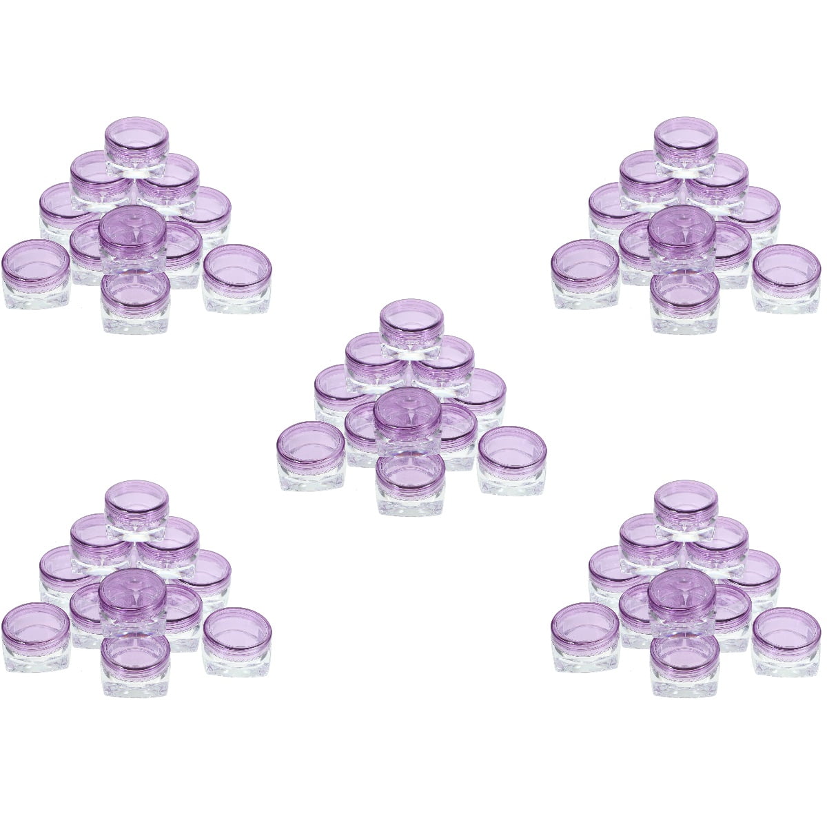 Masteelf 60 pcs Empty Cream Jars Refillable Face Cream Container ...