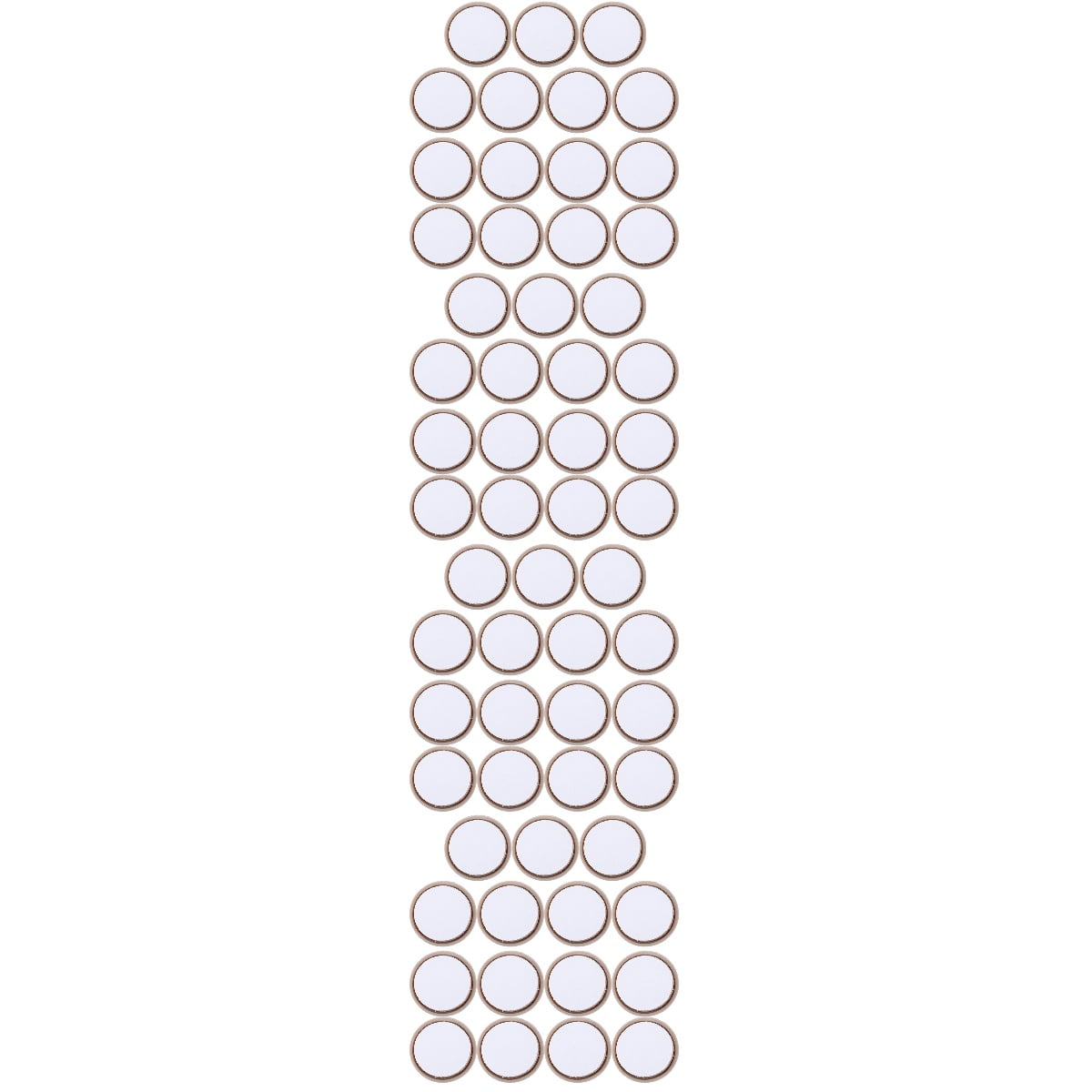 Masteelf 60 pcs Furniture Pads Circular Chair Pads Floor Desk Slider ...