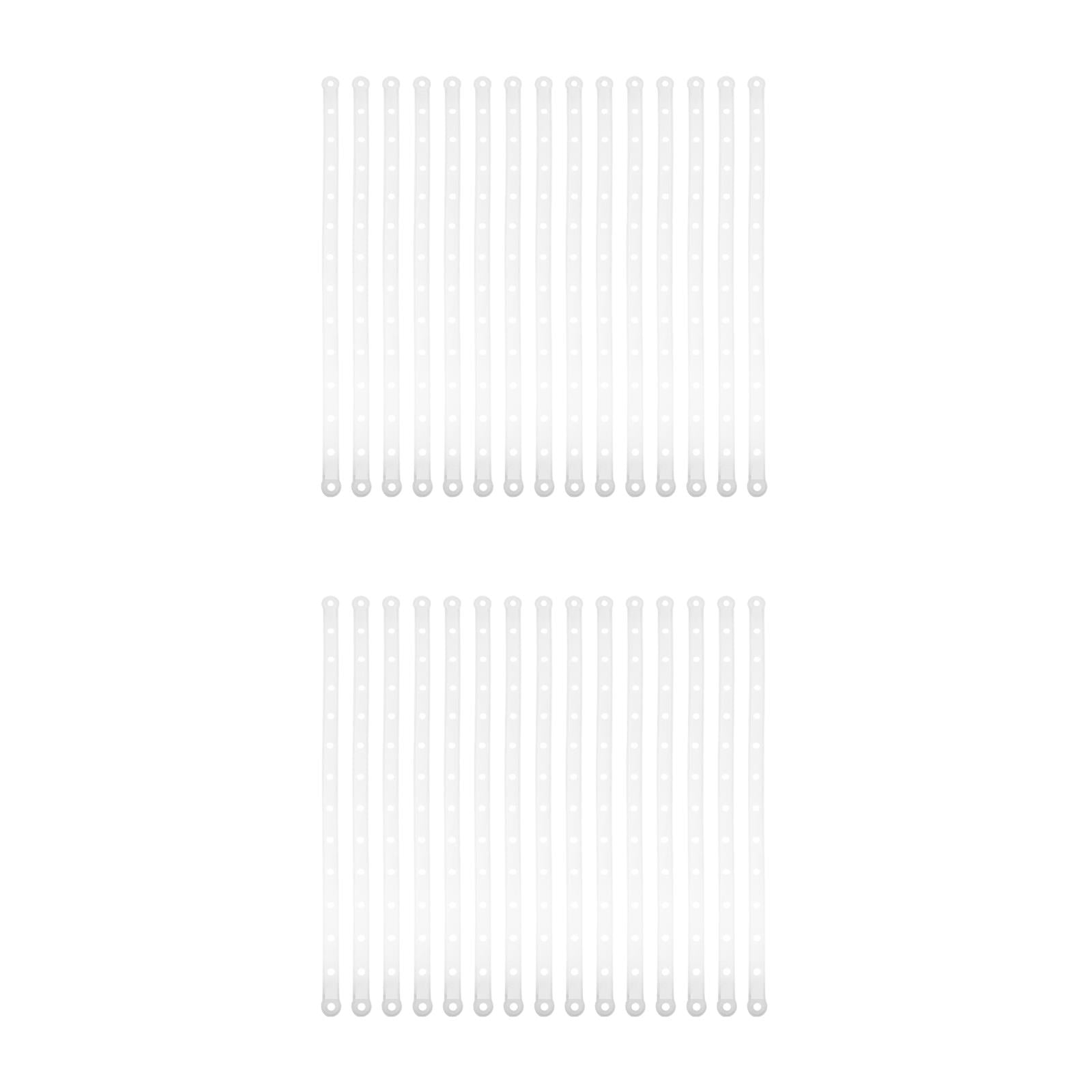 Masteelf 60 pcs Plastic Hanger Connecting Strips for Retail Displays ...