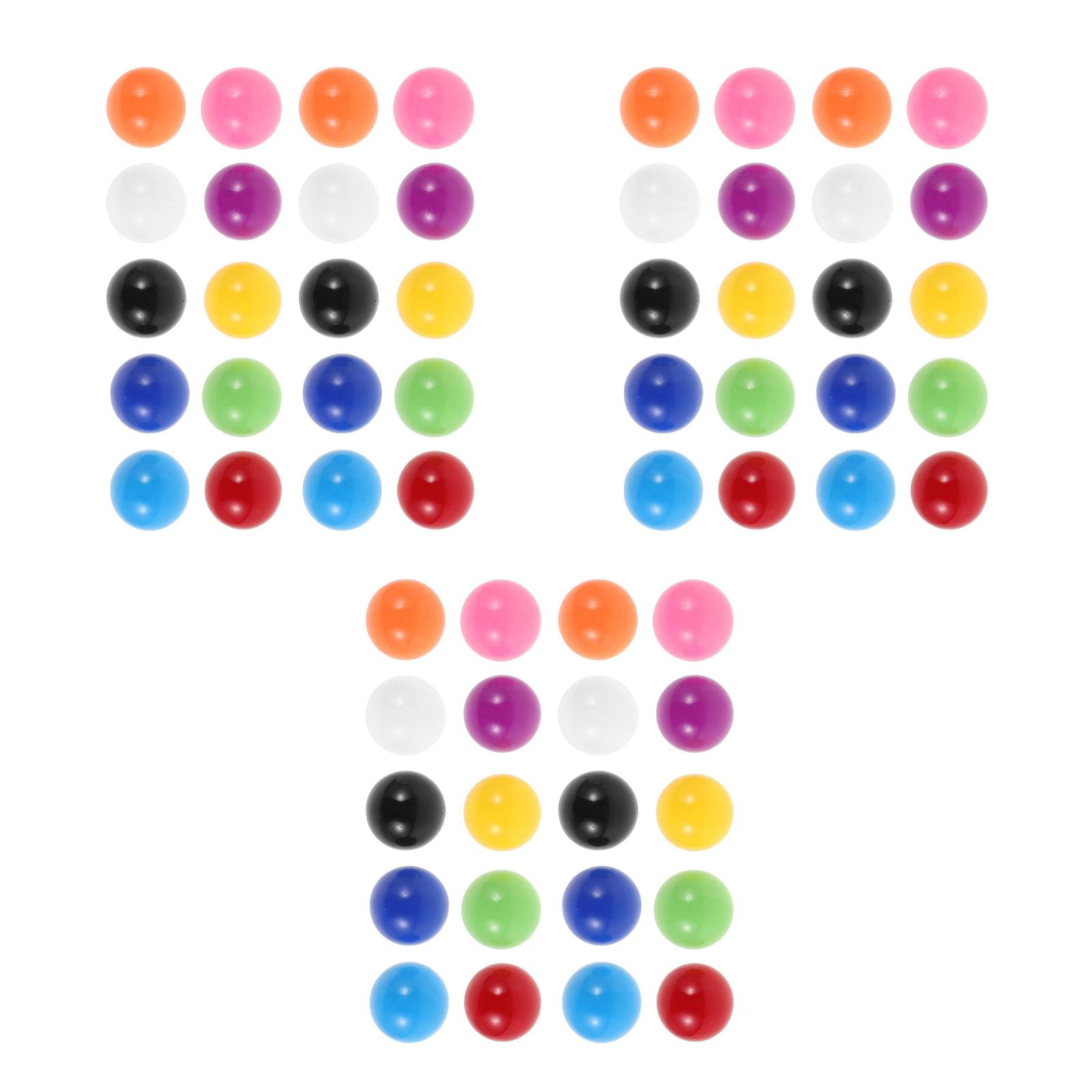 Masteelf 60 pcs Small Colored Plastic Balls for Kids Games Replacement ...