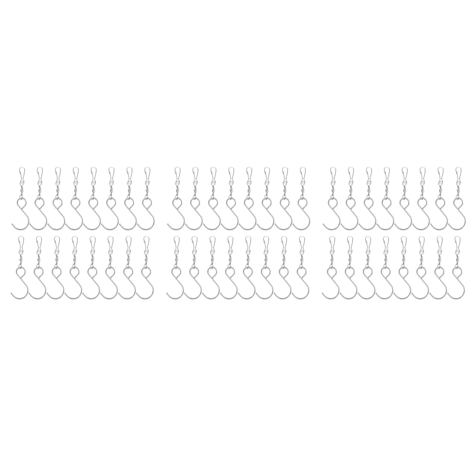 Masteelf 60 pcs Swivel Hooks Clips Heavy Duty Rotating Swivel Hooks ...
