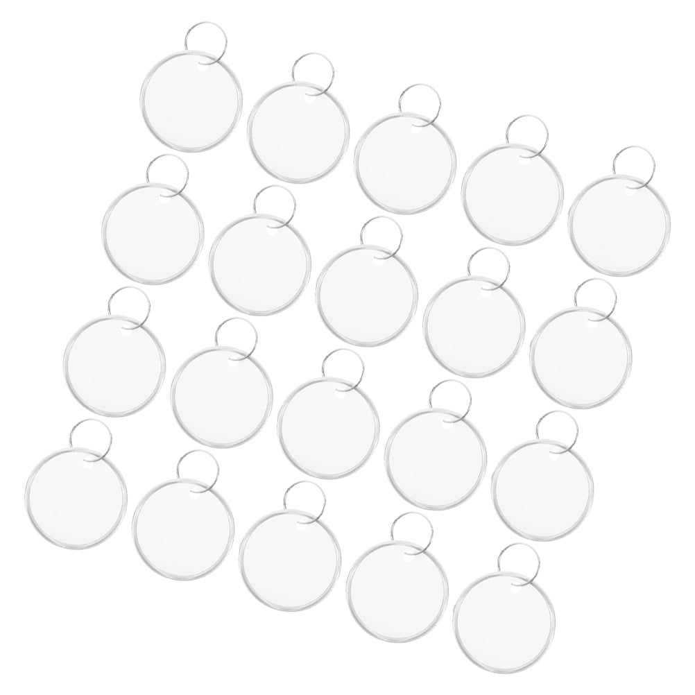 Masteelf 60pcs Aluminum Rim Key Tags Round Paper Tags With Split Rings ...