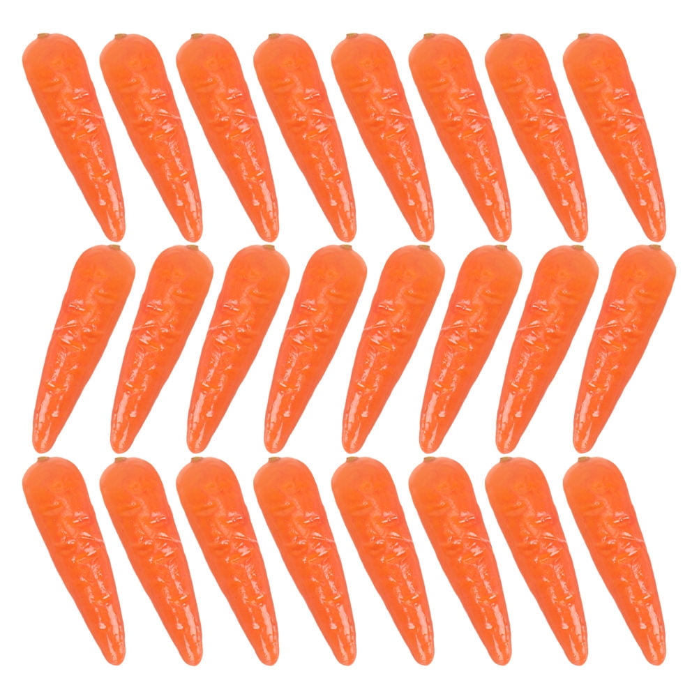 Masteelf 60pcs Dollhouse Miniature Carrots Lifelike Mini Carrots ...