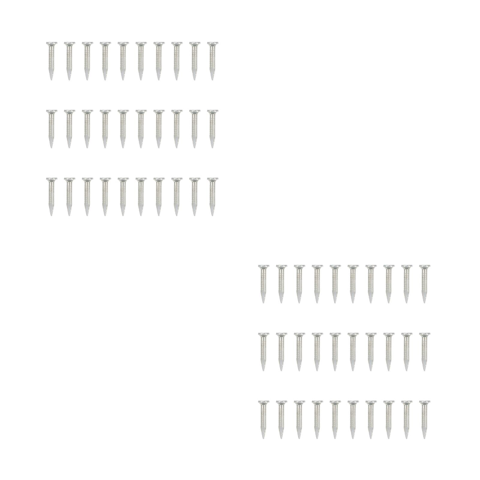 Masteelf 620 pcs Point Tip Cement Nails Galvanized Hardened Nails ...