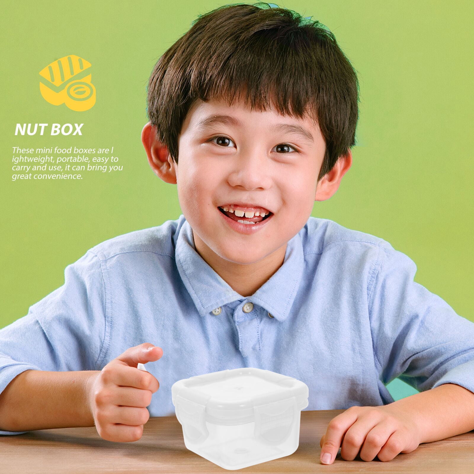 CTIRCHIU Condiment Cups Storage Holder Food Condiment Boxes White PP ...