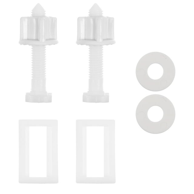 Masteelf 6Pcs Toilet Hinge Screw and Nuts and Washers Toilet Screw Set ...