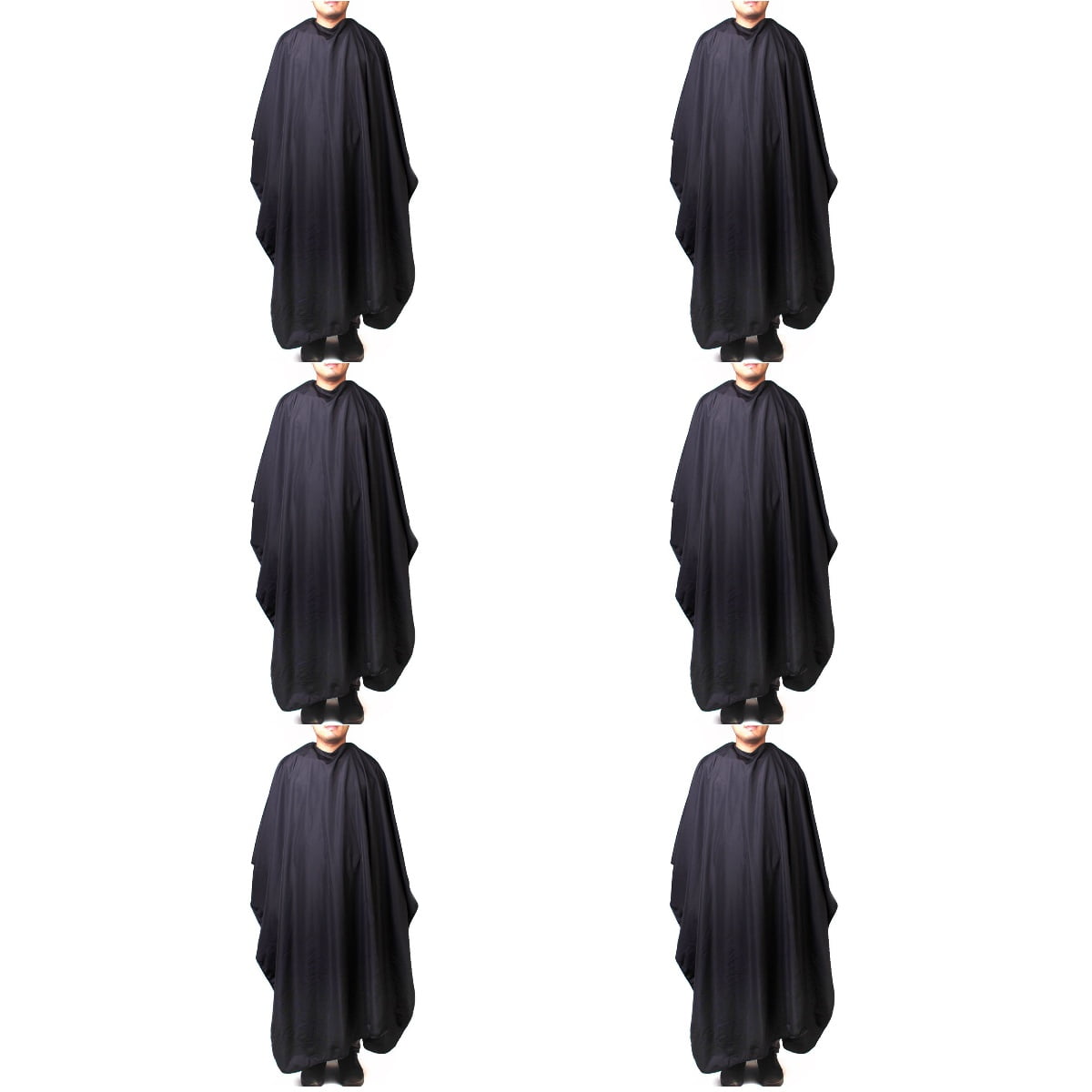 Masteelf 6pcs 1 Haircut Cloth Black Haircut Cloth Haircut Apron ...
