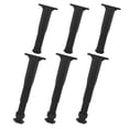 Masteelf 6-Pack Adjustable Plastic Bed Frame Legs with T-Shaped Height ...
