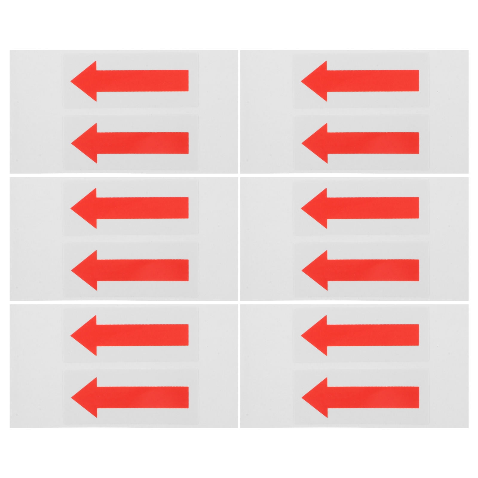 Masteelf 6pcs Arrow Indicators Equipment Arrow Warning Stickers Arrow ...