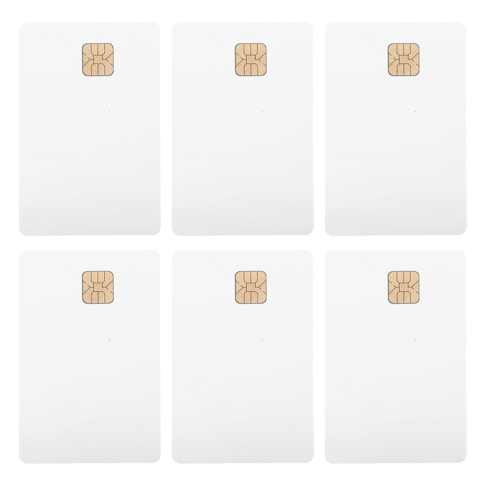 Masteelf 6pcs Blank Pvc Cards For Driver Identification Smart Card For ...