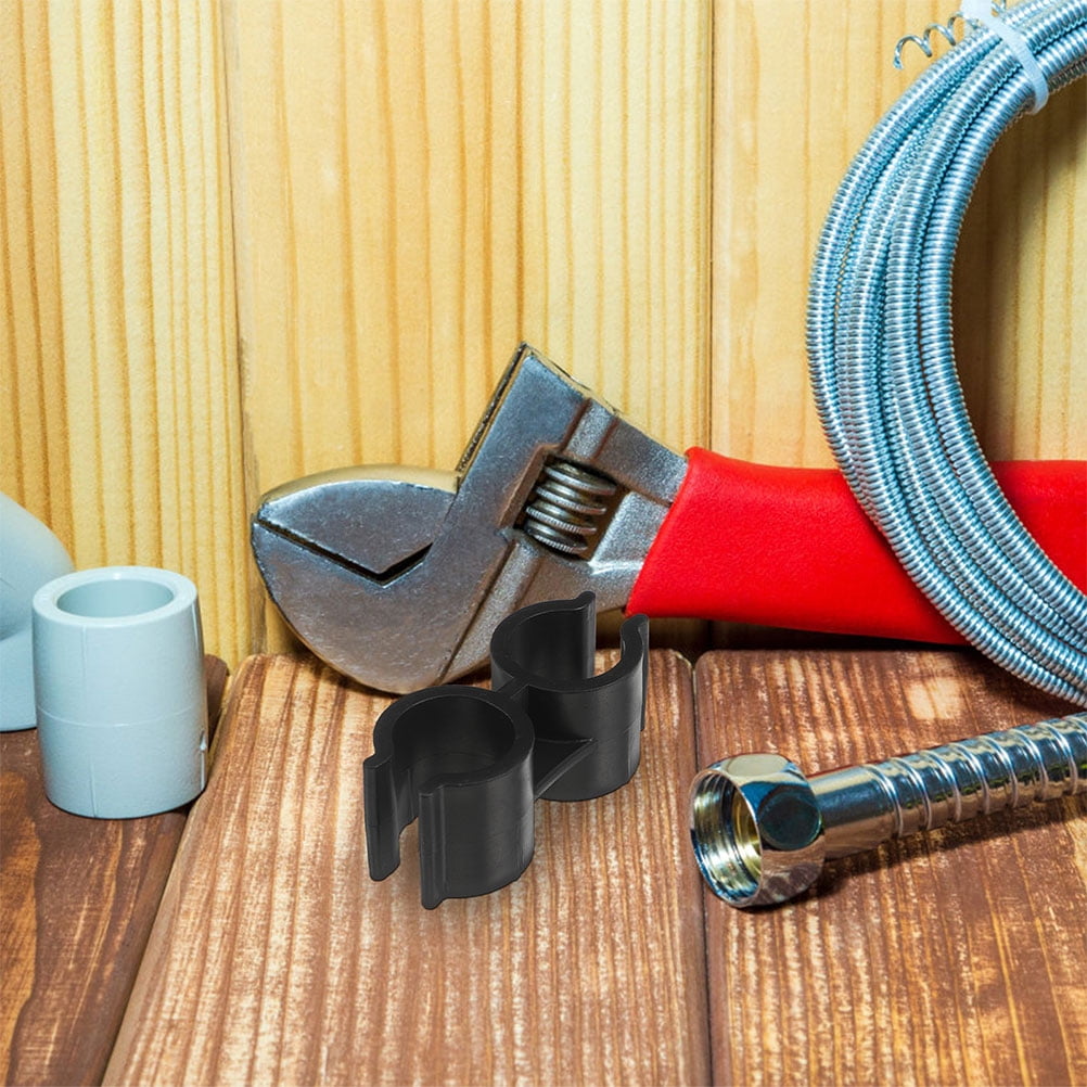 Masteelf 6pcs Double Port Pipe Clips Dual Pipe Connection Plastic H ...