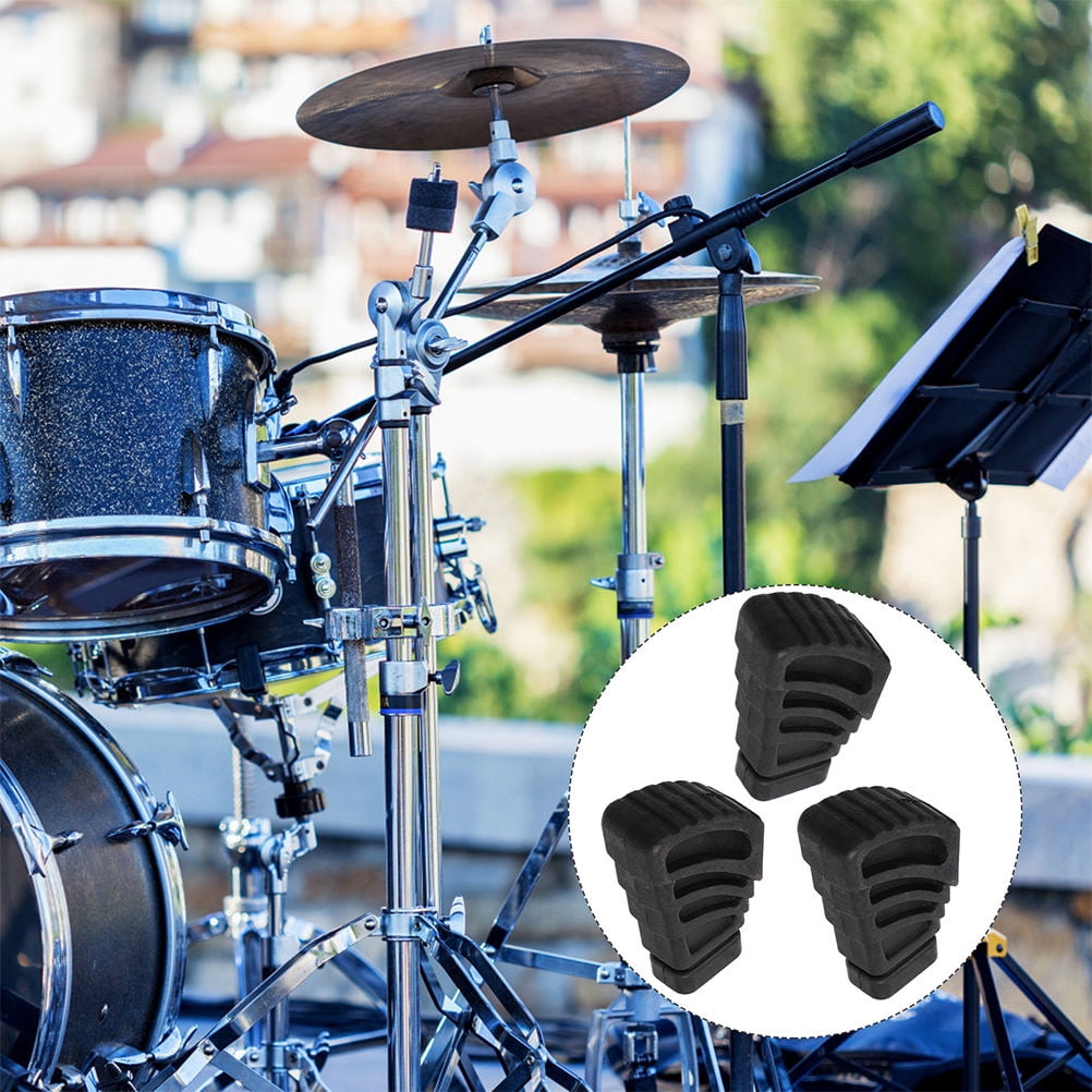 Masteelf 6pcs Drum Rubber Foot Drum Stand Protector Drum Kit Rack Pad ...