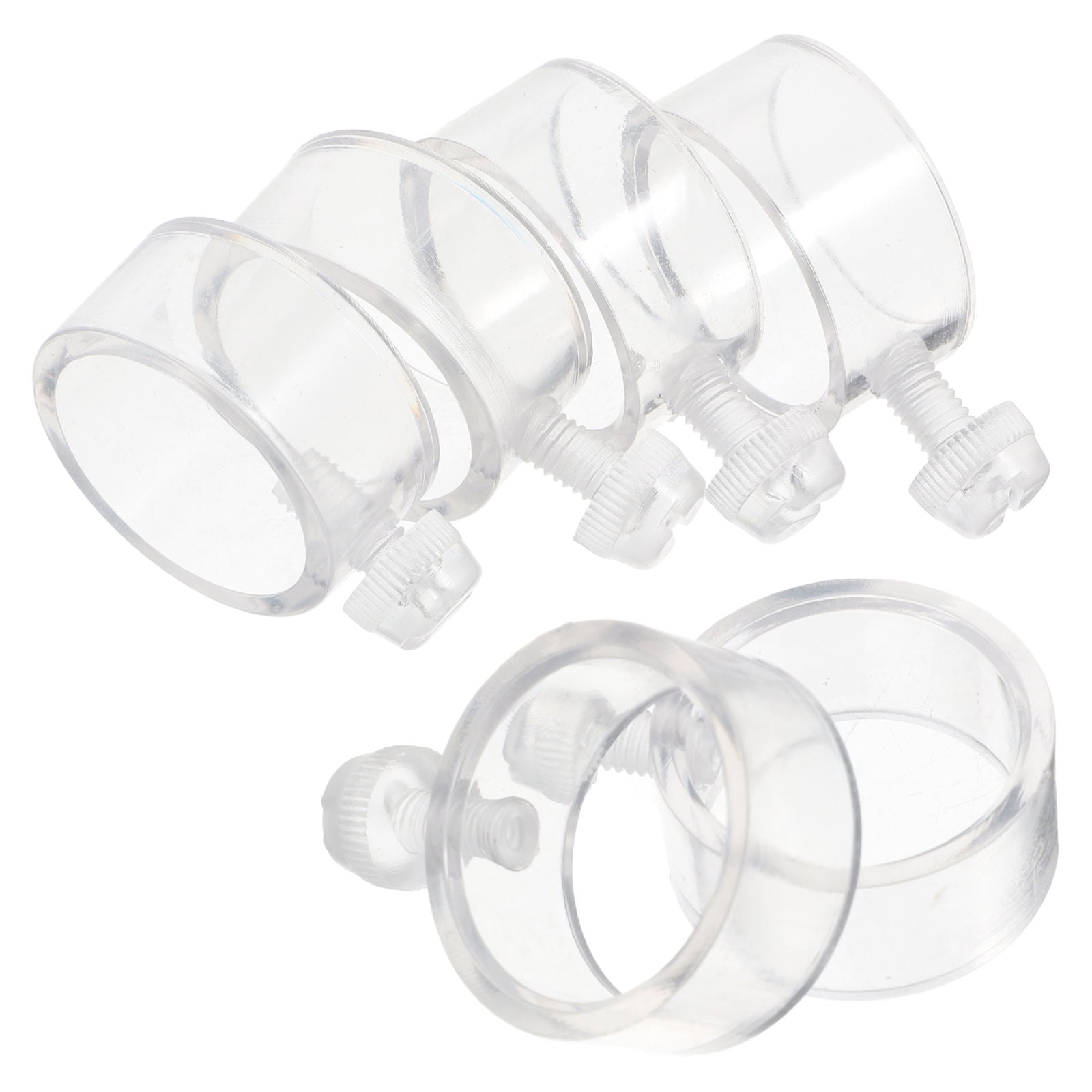 Masteelf 6pcs Flagpole Clips Ring Plastic Flag Pole Mounting Brackets ...