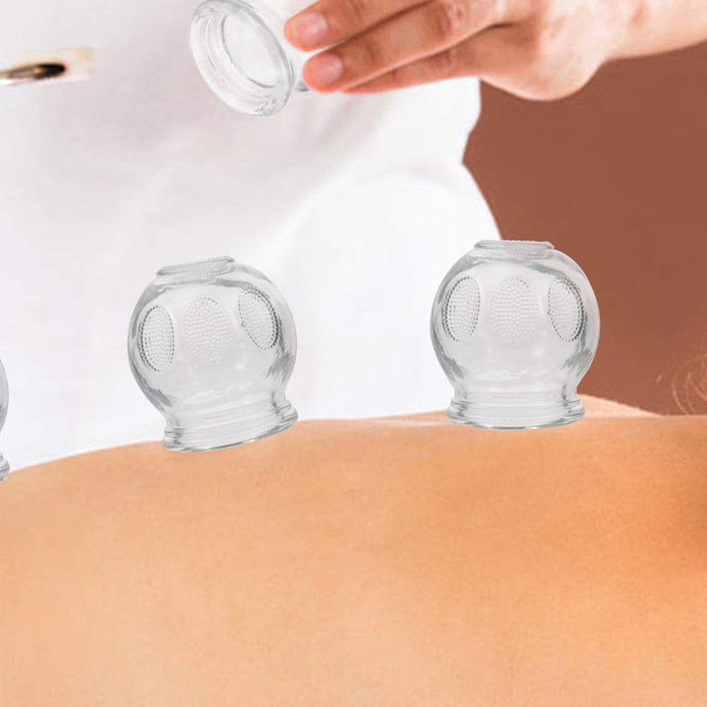 Masteelf 6pcs Glass Cupping Set For Home Use Body And Facial Massage ...