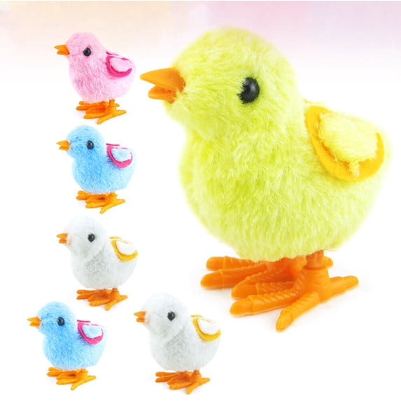 Masteelf 6pcs Kids Jumping Plush Chicken Children Double Layer Wing ...