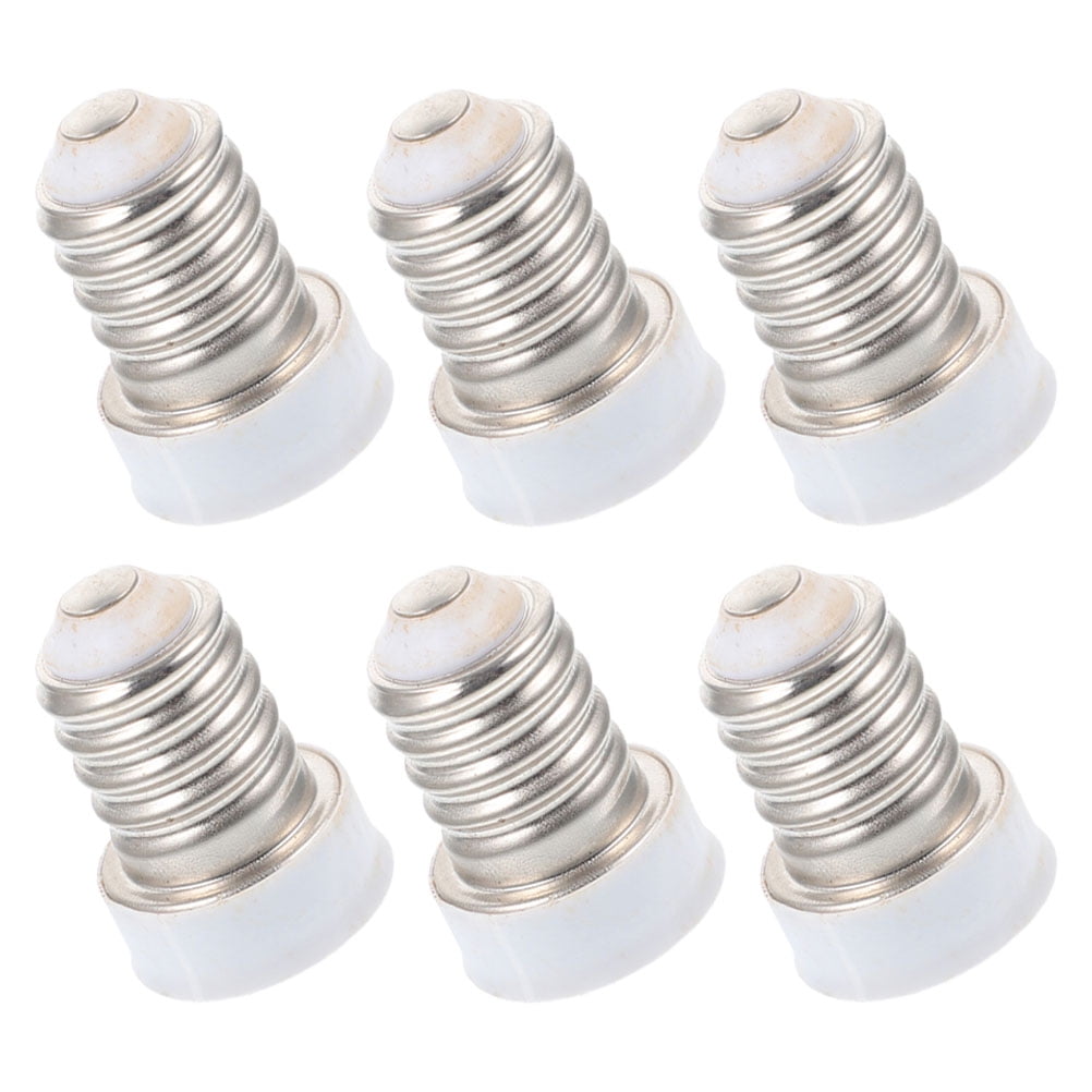 Masteelf Hemoton 6pcs Lamp Socket Converter E14 to E12 Lamp Base ...