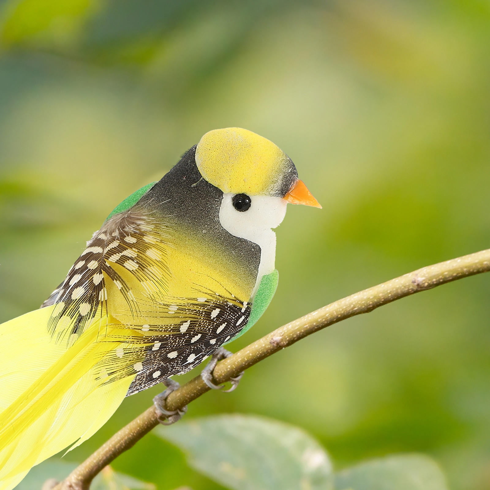 Masteelf 6pcs Lifelike Simulation Bird Decorations Small Birds Garden Ornaments Colorful Fake ...