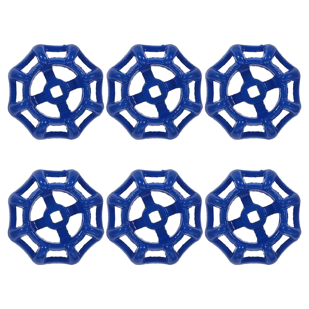 Masteelf 6pcs Metal Faucet Handle Replacement Round Wheel Handle ...