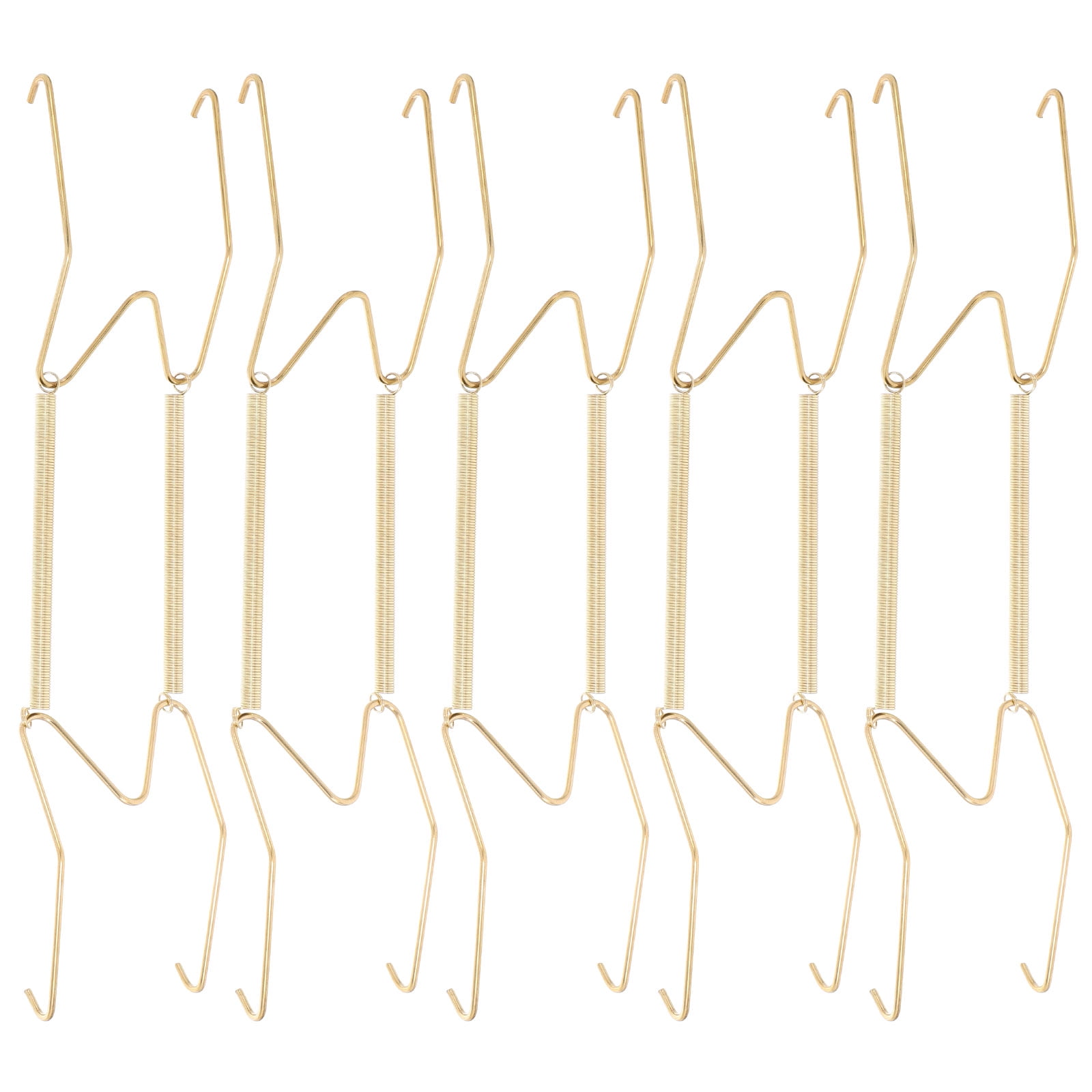 OFFIGAM Offigam 6pcs W Shaped Golden Steel Plate Hangers for Wall ...