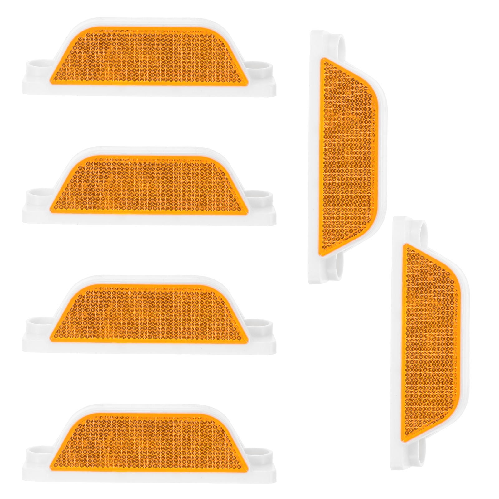 Masteelf 6pcs Reflective Road Markers Rectangular Asphalt Driveway ...
