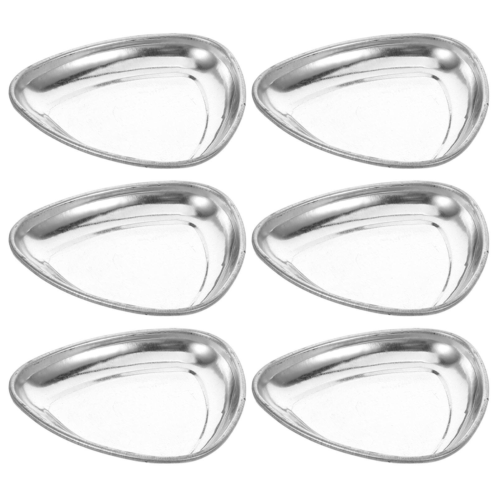 Masteelf 6pcs Reusable Watercolor Tray Metal Small Paint Trays For ...