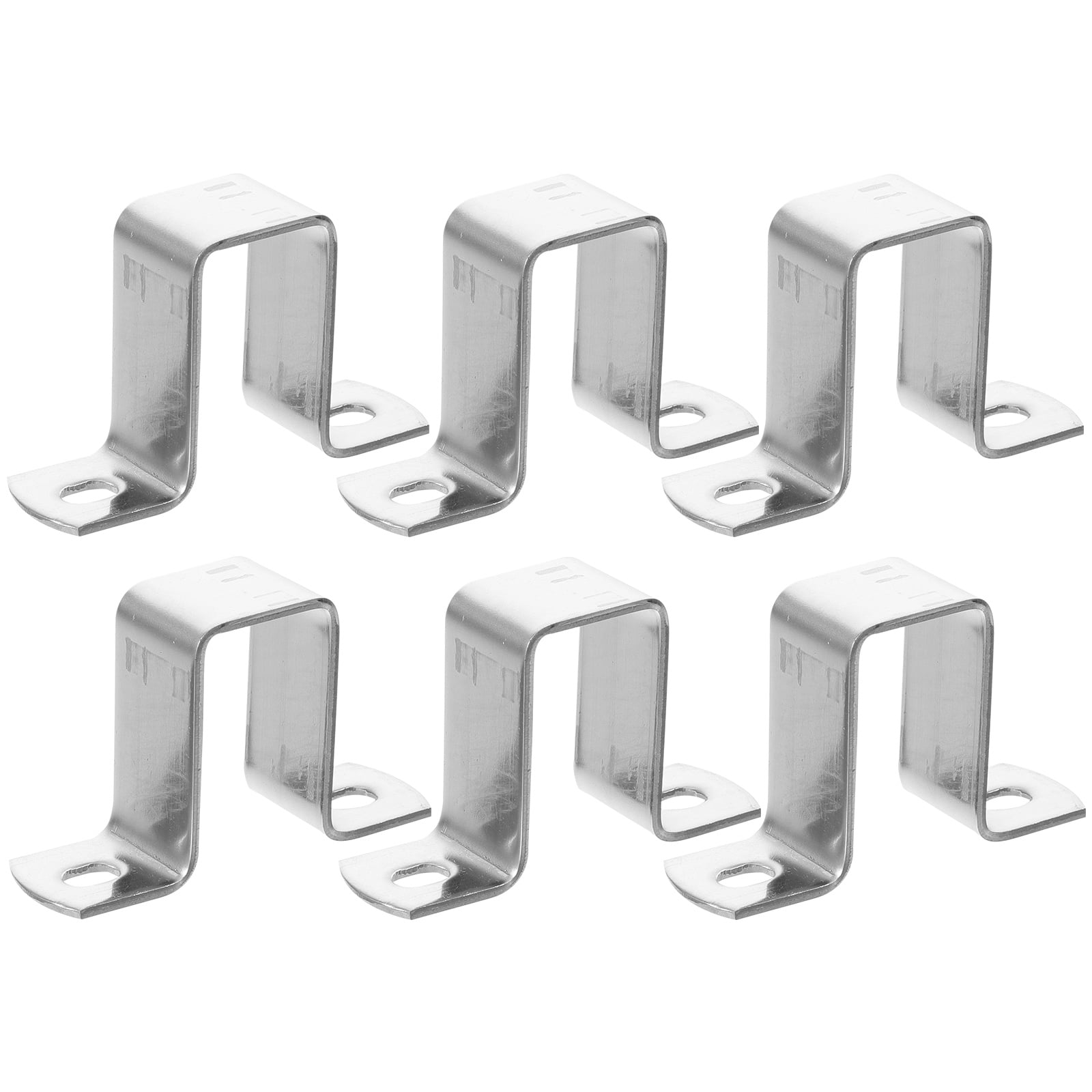 Masteelf 6pcs Square Tubing Clamps Bracket Clamps U-type Strap Clips U ...