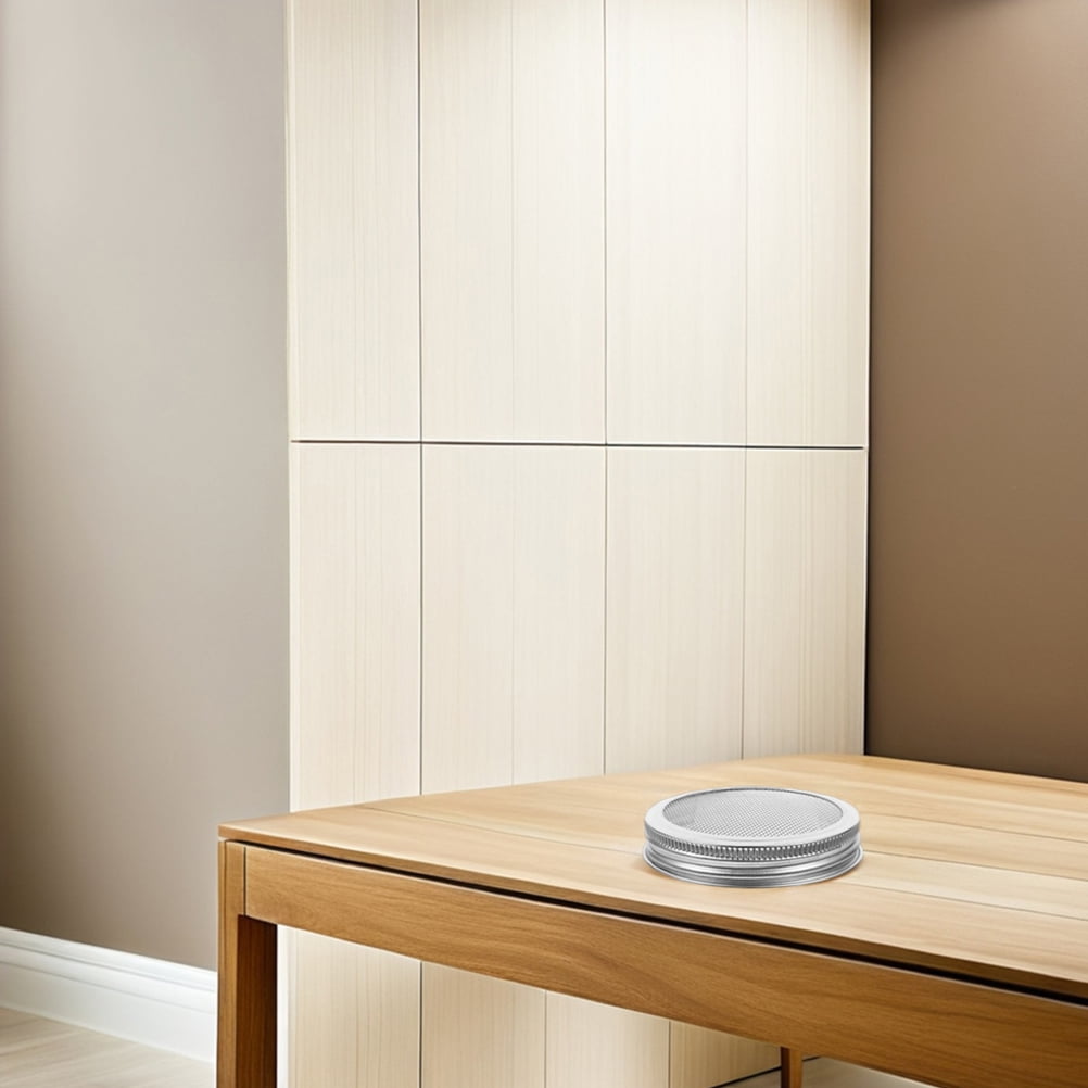 Masteelf 6pcs Stainless Steel Sprouting Lids For Mason Jars 70/86mm ...