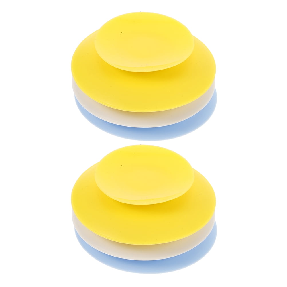 Masteelf 6pcs Suction Pads Holders For Baby Plate Dish Silicone Double ...