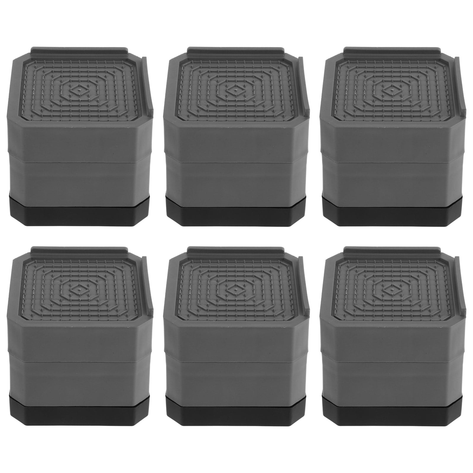 Masteelf 6pcs Table Leg Risers Washer Dryer Pedestal Vibration Mat ...