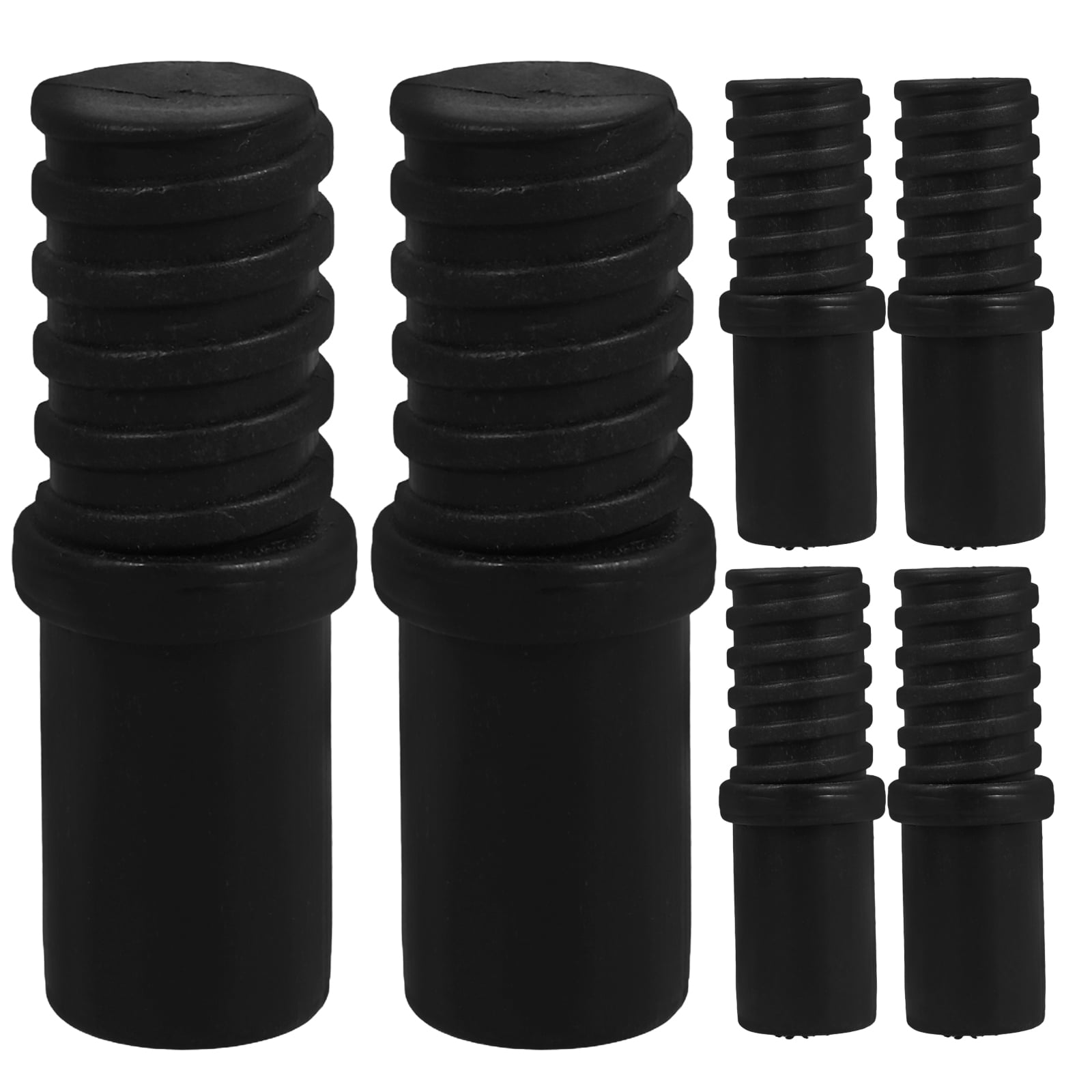 Masteelf 6pcs Telescoping Metal Pole With Threaded End For Broom Mop ...