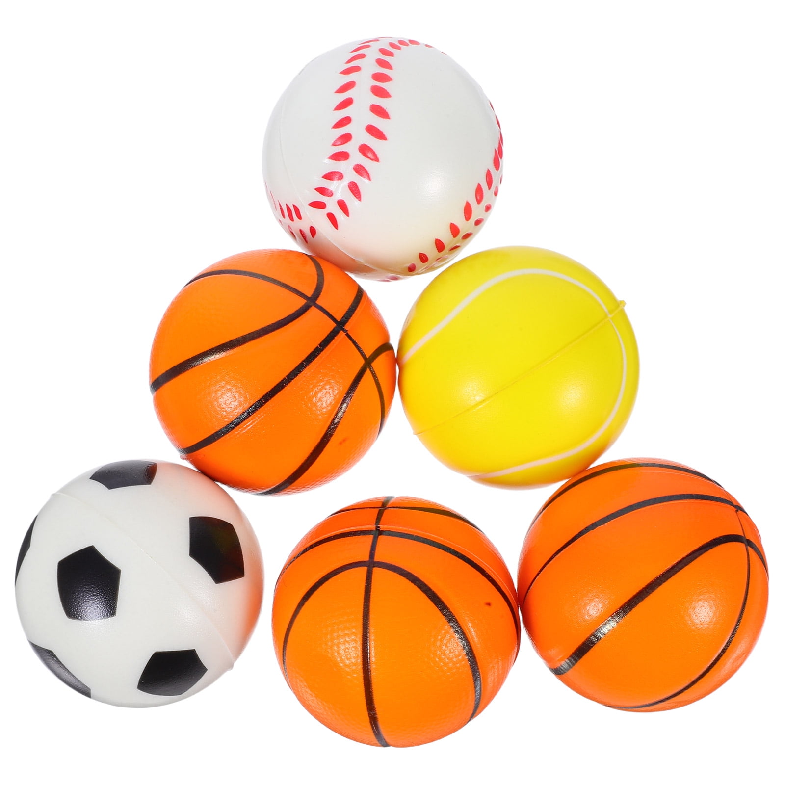 Masteelf 6pcs Toddler Playground Outdoor Ball Set Soft Bouncy Balls For ...